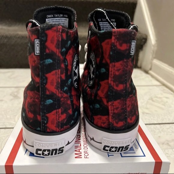 Converse | Shoes | New Converse Chuck Taylor All Star Love Black Red ...